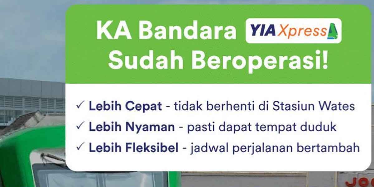 KA Bandara YIA XPRESS Diluncurkan Mulai Hari ini, Waktu Tempuh Hanya 35 ...